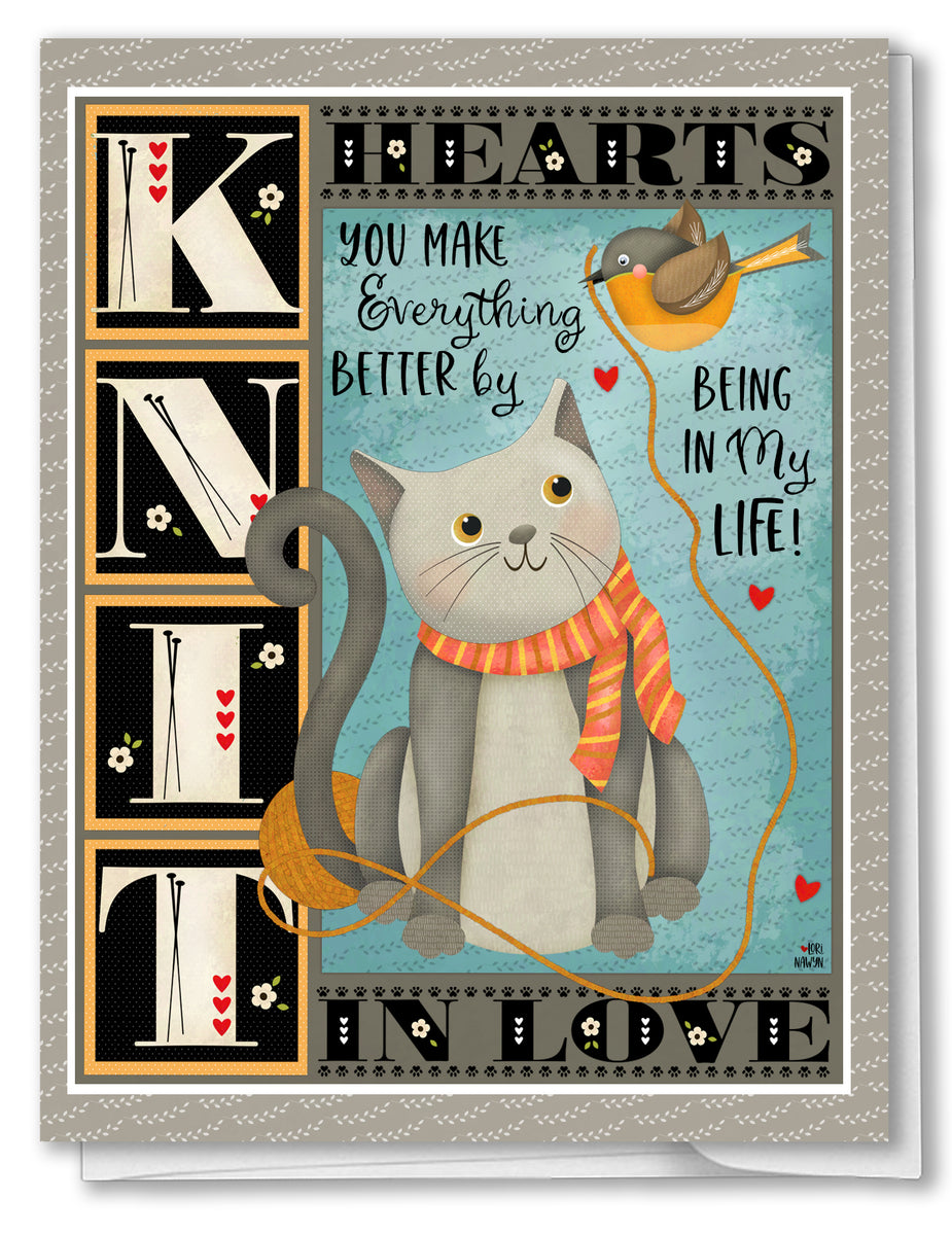 Hearts Knit in Love – Huckleberry Moose