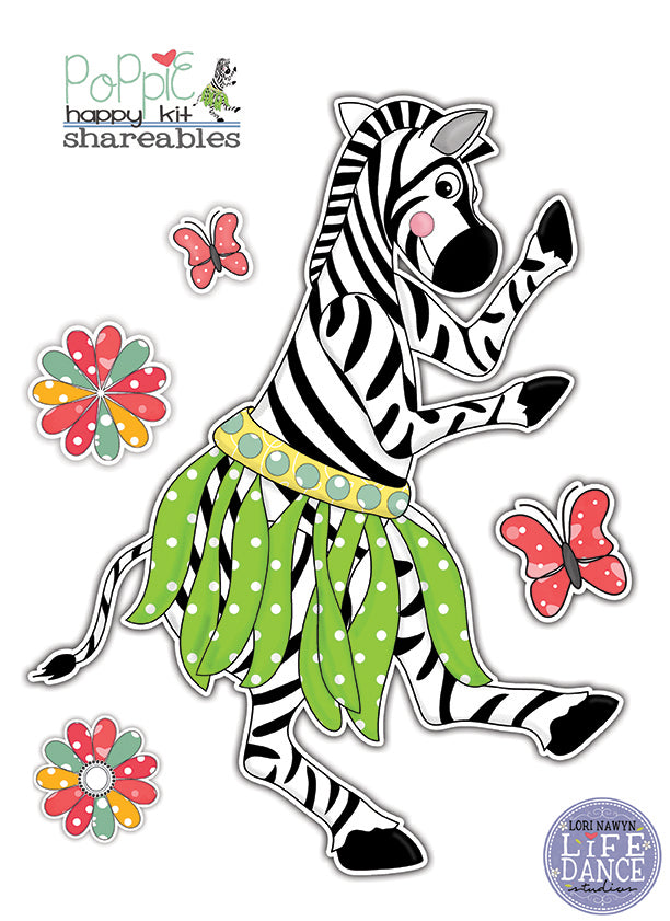DIY Digital Download - Poppy the Zebra – Huckleberry Moose