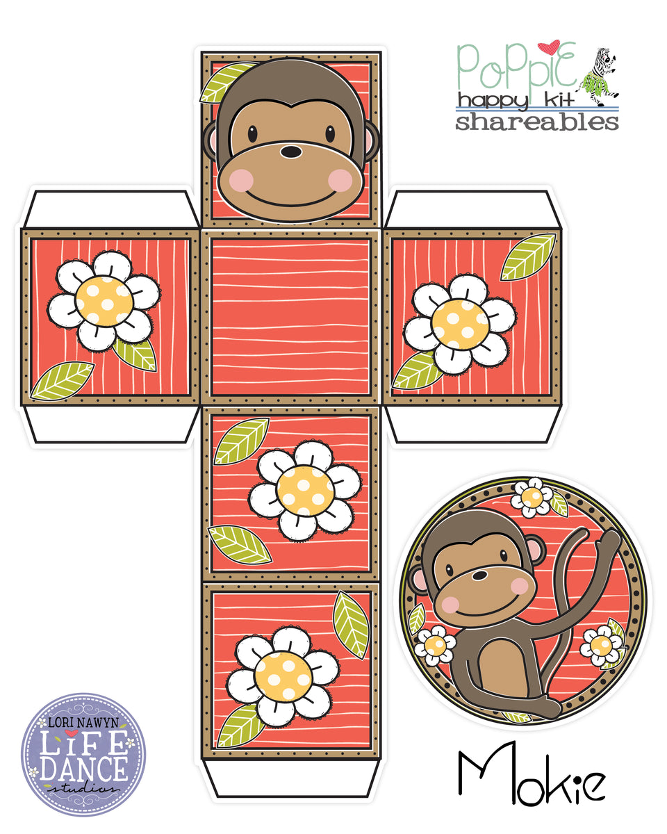 Mokie the Monkey Box – Huckleberry Moose