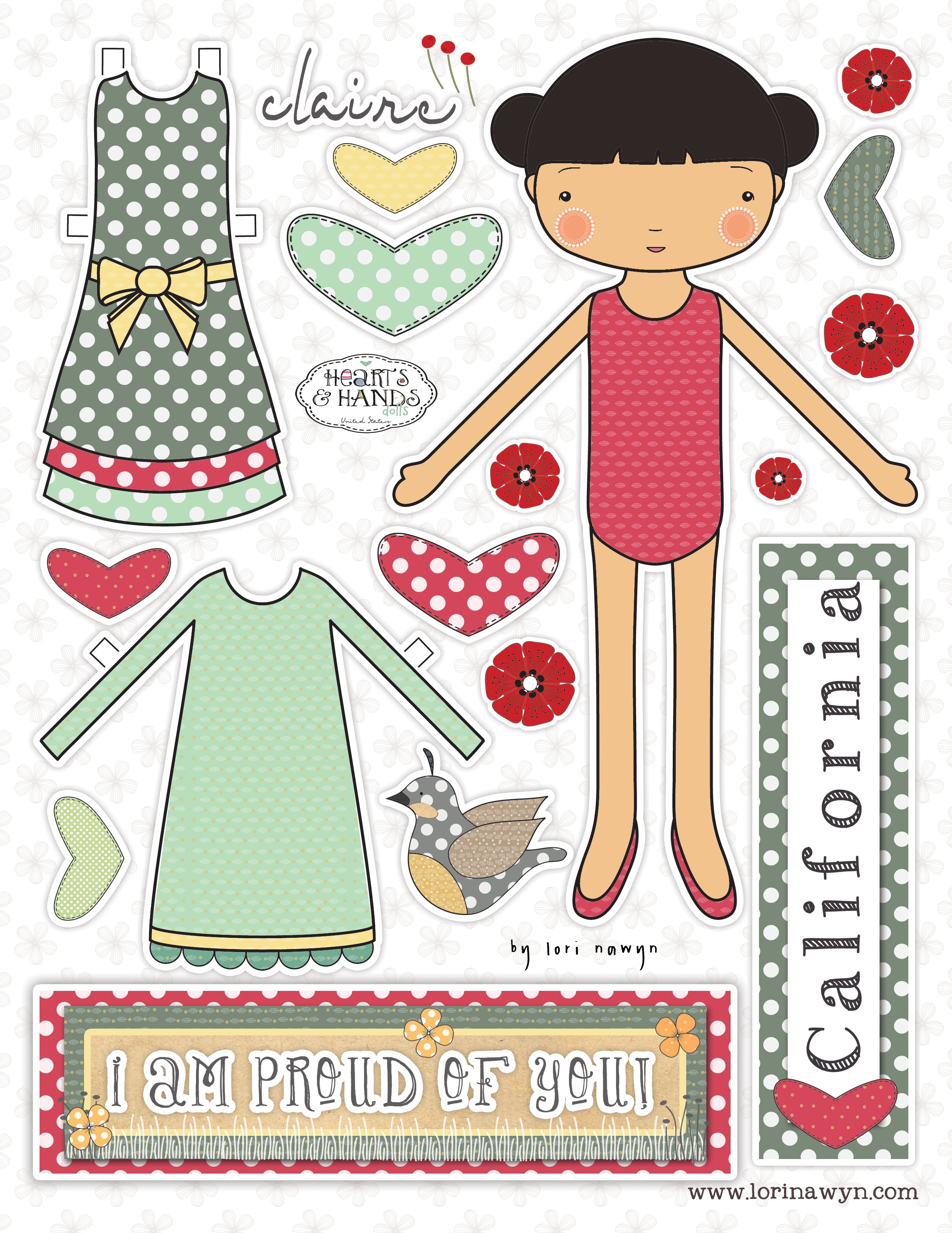 CALIFORNIA - Claire Doll – Huckleberry Moose